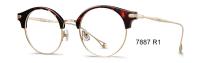 China Fashionable Half Round Eye Frames , Plastic Ultralight Glasses Frames for sale