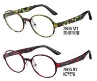 China PEI Flexible Plastic Glasses Frames , Optical Glasses Frames Red Purple Round for sale