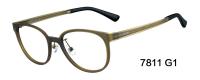 China D Shape Titanium Womens Eyeglasses Frames , Multiple Color Flexible Plastic Glasses Frames for sale