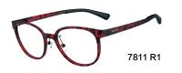 China D Shape Titanium Womens Eyeglasses Frames , Multiple Color Flexible Plastic Glasses Frames for sale