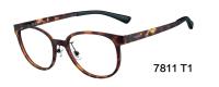 China D Shape Titanium Womens Eyeglasses Frames , Multiple Color Flexible Plastic Glasses Frames for sale