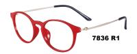 China Lightweight Optical Metal Eyeglasses Frames Plastic Optical Big Round Eye Frames for sale