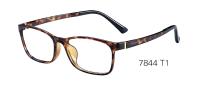 China Big Square Lightweight Eyeglass Frames , Plastic Optical Ultra Lightweight Glasses Frames for sale