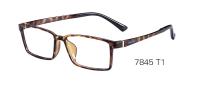 China Optical Ultra Light Eyeglass Frames Light Weight Material Flexible Square Frames for sale