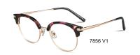 China Half Plastic Wearable Optical Eyeglass Frames Hydrolysis Resistance for sale