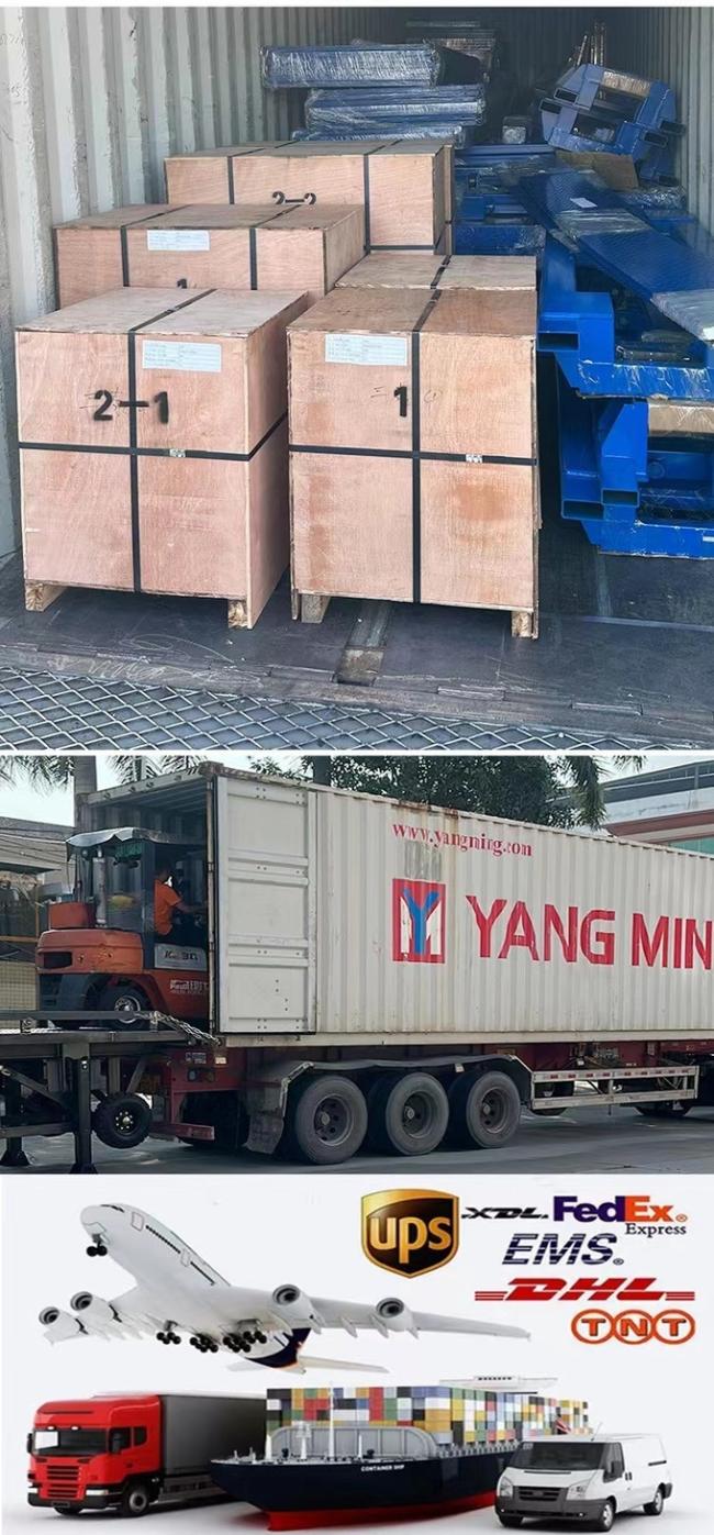 5m High 20000kgs Yellow Industrial Indoor Hydraulic Cargo Platform 3