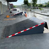China 20T Mechanical Loading Dock Leveler Warehouse Blue Giant Dock Leveler for sale