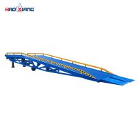 China Temporary Loading Dock Ramp Hydraulic Ramp For Container Unloading for sale