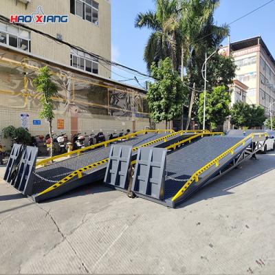 China 20000kg Power Ramp Dock Leveler 10m Unloading Loading Yard Ramp for sale