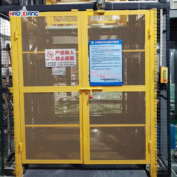 Customizable Hydraulic Lift Industrial Freight Elevator With Lifting Mechanism