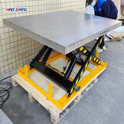Anti Skid 10T Stationary Scissor Lift Platform With 4650mm Max Height