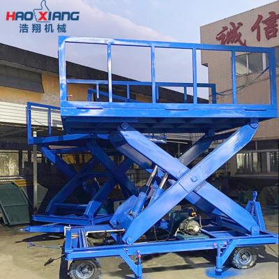 China Quadro de trabalho de elevação hidráulica de 4m de curso for sale