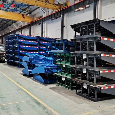 China 10 Tons Unloading Hydraulic Dock Plate Warehouse Fixed Hydraulic Dock Leveler Hydraulic Dock Ramp for sale