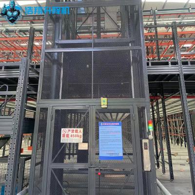 Cina Ascensore idraulico per carico interno esterno 8m Stroke grigio Ascensore per carico in vendita