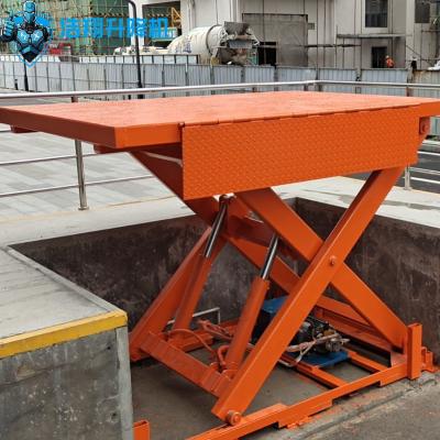 China 4 Tons Stationary Scissor Lift Table Workbench Stationary Lift Platform for sale