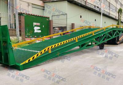 China 10m Hydraulic Dock Ramp 10 Tons  Loading Dock Adjustable  Mobile Dock Ramp Warehouse for sale