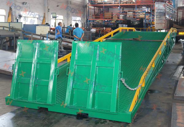 10m Hydraulic Dock Ramp 10 Tons  Loading Dock Adjustable  Mobile Dock Ramp Warehouse
