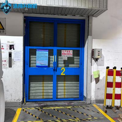 Cina 6 m di altezza 500-20000 kg Prodotti industriali per interni ascensore idraulico ascensore merci in vendita
