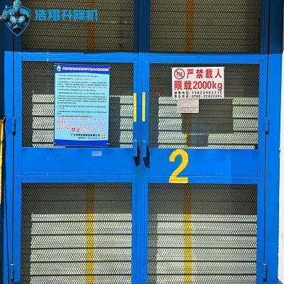 Cina 6 m di altezza 500-20000 kg Prodotti industriali per interni ascensore idraulico ascensore merci in vendita