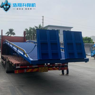China 10T-10M Mobiele hydraulische dokram voor distributiecentrum Te koop
