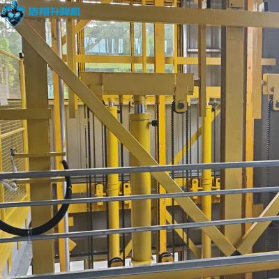 Cina Elevatore da 10 metri da magazzino giallo 20000 kg di merci da magazzino auto personalizzato in vendita