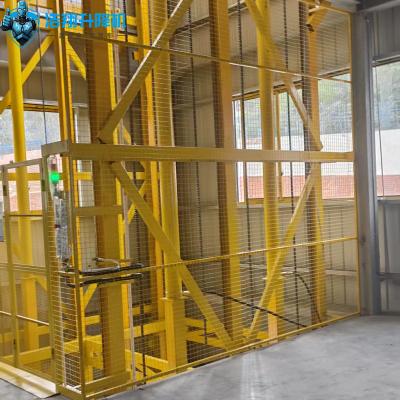 Cina Elevatore da 10 metri da magazzino giallo 20000 kg di merci da magazzino auto personalizzato in vendita