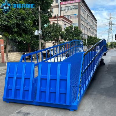 China Rampas hidráulicas para ligação de empilhadeiras e caminhões à venda