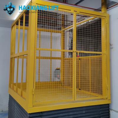 China Unmovable Hydraulic Scissor Lift: Hydraulic smooth lifting, perimeter shields , easy push-button control, durable steel—ideal for factory heavy tasks. for sale
