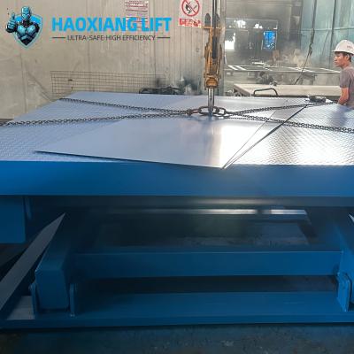 China Fixed-position Scissor Lift Platform Anti-Slip Surface, rugged for heavy-duty industrial use, stable structure & long service life for sale