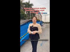 10t adjustable loading dock ramp hyd non slip portable loading platform
