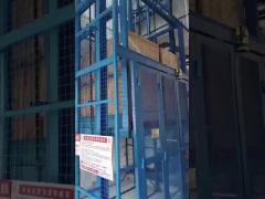 20000кг Промышленный грузоподъемник Синий вертикальный грузоподъемник с проводниками