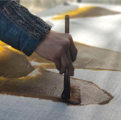 Cina Tessuto di tela Art Craft Painting Handicraft Fabric di Tencel della tela in vendita