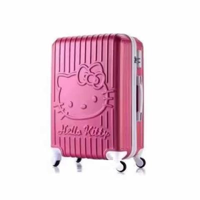 中国 Lovely ABS Pink Suitcase Children 20/24/28 Inches Travel Suit Case Cute Girl Travel Luggage Sets With Handbag 販売のため