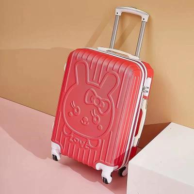China Cheap Cartoon ABS Luggage Sets 14 20 24 Inch Travel Trolley Bags 4 Wheel Luggage Suitcase With Combination Lock à venda