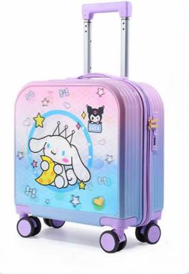 中国 Kids Cartoon Pattern Mini Wheels Travel Trolley Bag Abs Luggage Suitcase Case For Outdoors 販売のため