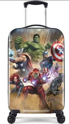 China ABS+PC Kids School Luggage Trolley Travel Suitcase With Wheels For Children Travel Case à venda