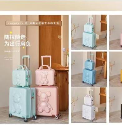 China Carry On Suitcase Set ABS Trolley Luggage Hardshell Spinners Suitcases For Kids Students Girls Boys à venda