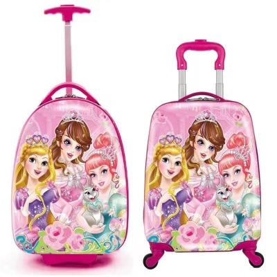 Chine High Quality ABS PC 18 Inch Travelling Bagaglio Luggage Trolley Bags Children School For Kids à vendre