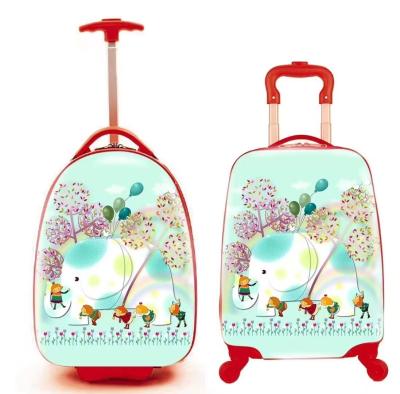 Chine 18 Inch 4 Wheel Spinner Luggage Kids Travel Trolley Bag School Bag Plastic Suitcase Storage à vendre