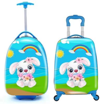 Chine Wholesale Cartoon Printing Soft Travelling Spinner Luggage Set Trolley Bag Suitcase à vendre