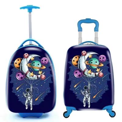 中国 Luggage Kids Popular Cartoon Design Suitcase Set Trolley Luggage With Kid Travelling Backpack Bags Luggage Sets 販売のため