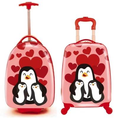 中国 Factory Price 18inch Cute Kids Children Animal Cartoon Travel Suitcase Hardside Luggage With Spinner Wheels 販売のため