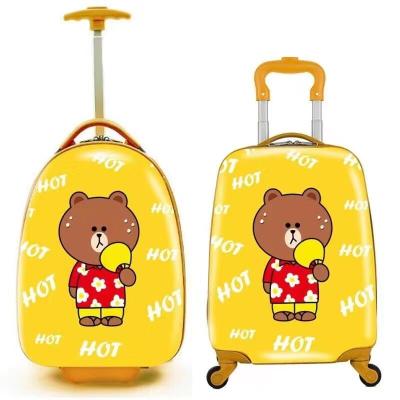 中国 Factory Wholesale Custom Primary School Luggage Light Trolley Case Kids Outdoor Cartoon Travel Case 販売のため