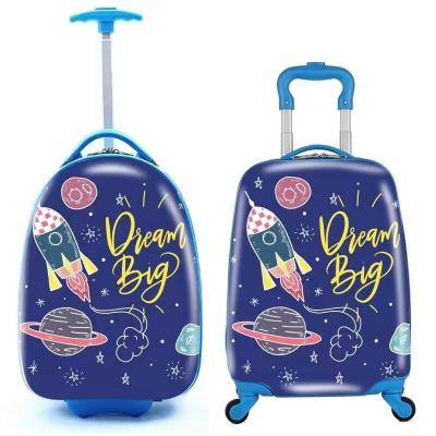 中国 Hot Selling 4 Wheel Spinner Luggage Kids Travel Trolley Bag School Bag Plastic Suitcase Storage 販売のため