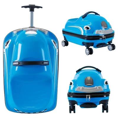 Cina Kids Scooter Luggage Car Shape Children'S Ride On Luggage Kids Travel Bags Luggage in vendita