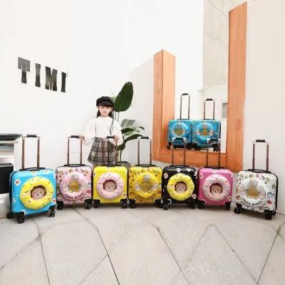 Cina Factory Direct Price Universal Mute Wheel Printing Luggage For Kids in vendita