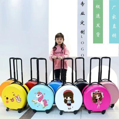 Cina Wholesaler Round Shape Kids Travel Suitcase Color Cute Kid'S Luggage in vendita