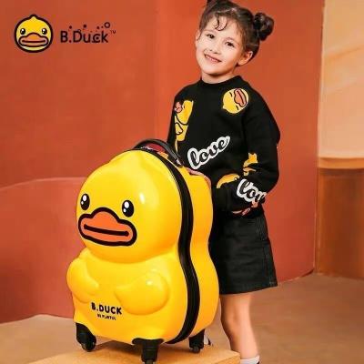 Cina Yellow Color Duck Animal Design Kids Trolley Suitcase Bag Children Cartoon Rolling Luggage Case in vendita