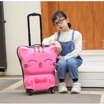 Cina Kids Travel Suitcase Supplies Trolley Cabin Cartoon Girl Suitcase Luggage in vendita