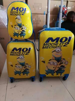 Cina Custom Spinner ABS Children Trolley Bags Travel Luggage for Kids in vendita